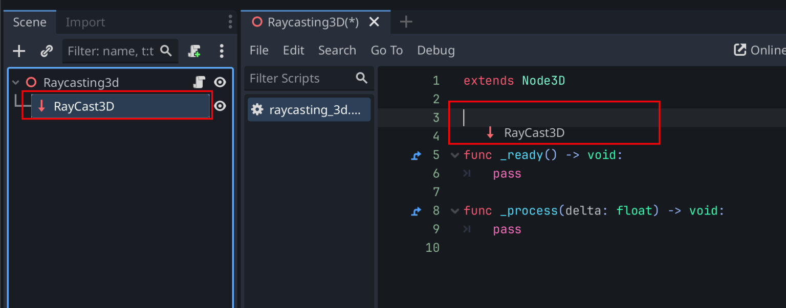 How to RayCast LineTrace in Godot - Blue Robot Guru