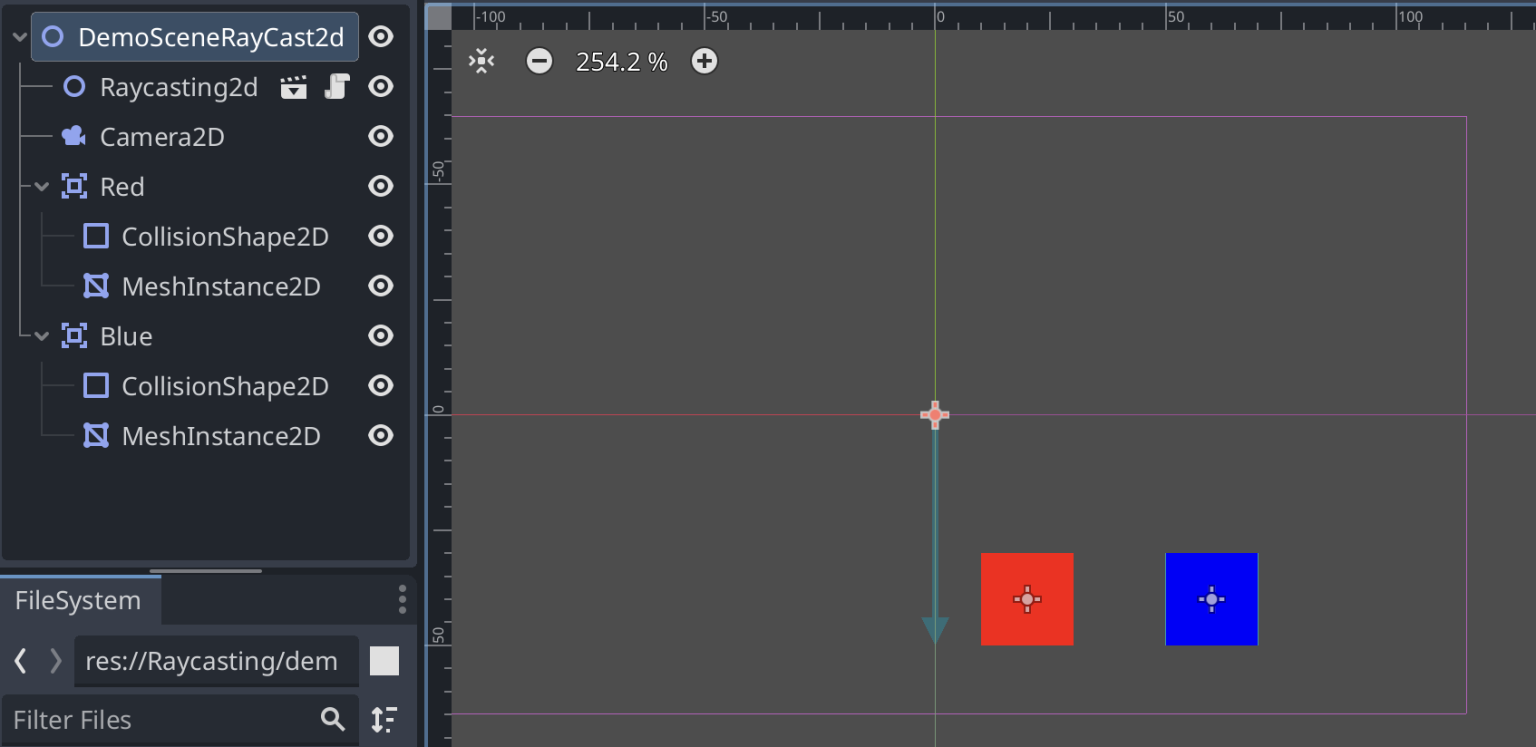 How to RayCast LineTrace in Godot - Blue Robot Guru